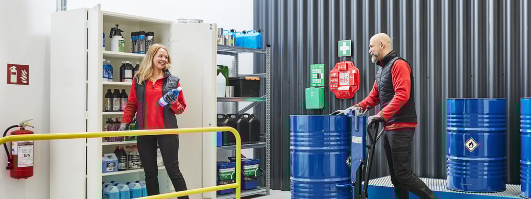 Products for the safe handling of hazardous substances | AJ Products IE