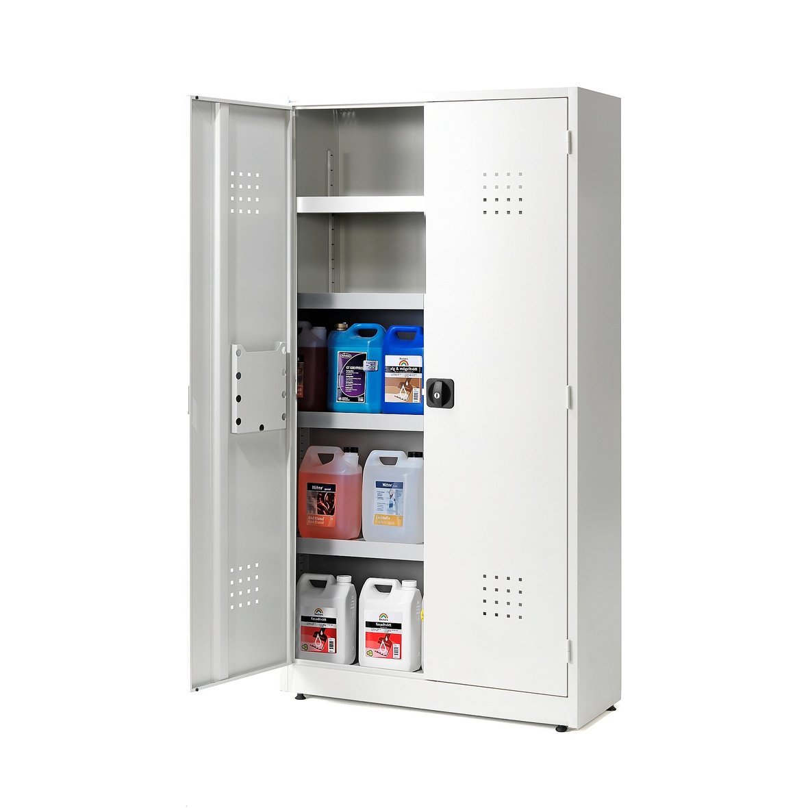 Hazardous Chemical Storage Cabinets & Shelves | AJ Products