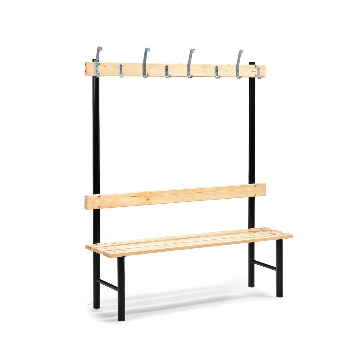 Changing Room Benches with Hook Rails | AJ Products
