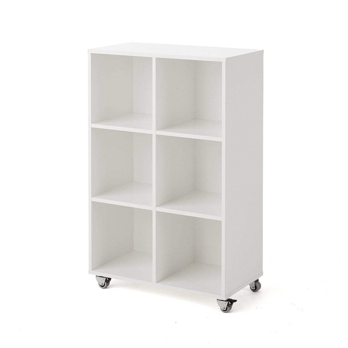 Hylleseksjon RAK, 6 rom, hvit | AJ Produkter