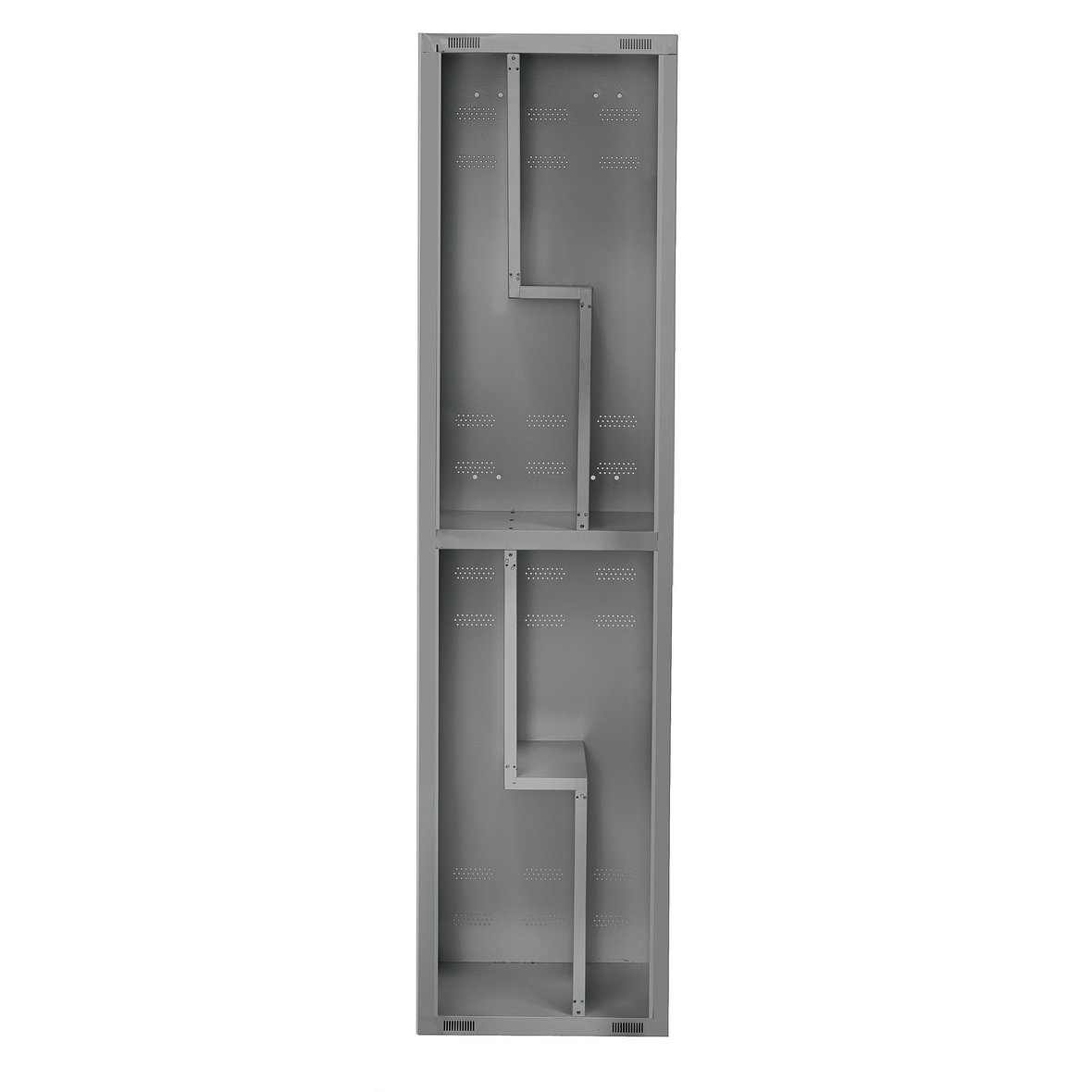 Student locker MINI Z, 1 module, 4 doors, 1980x500x450 mm, dark grey ...