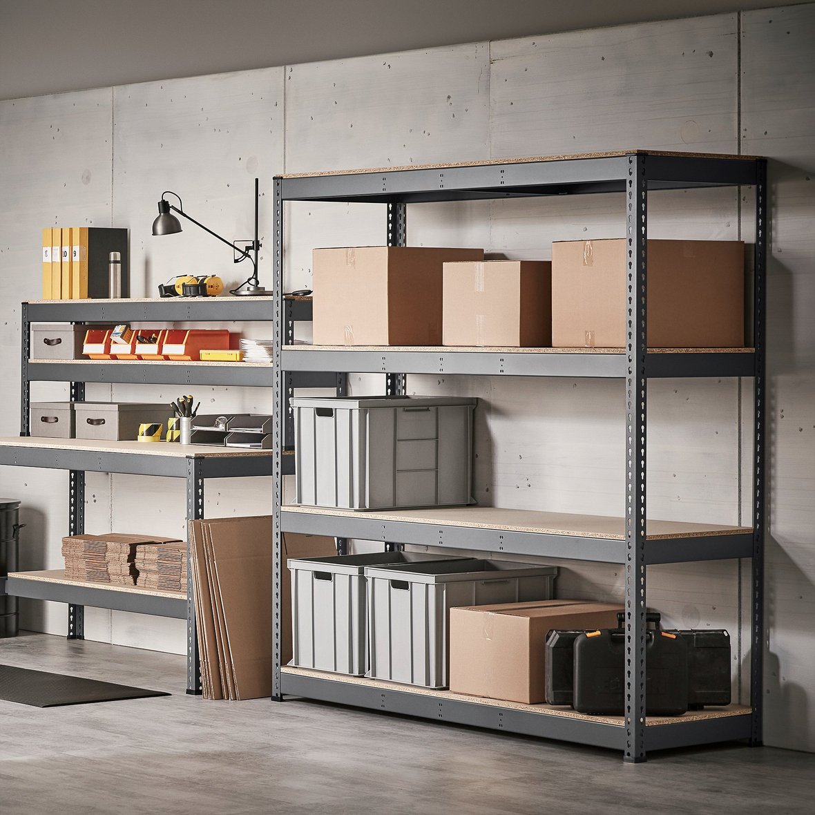 Shelving system COMBO, basic unit, 1980x1840x620 mm | AJ Products IE