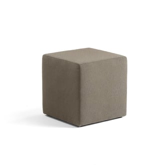 Seating block CASUAL, 500x500 mm, fabric CURA, taupe | AJ Products UK