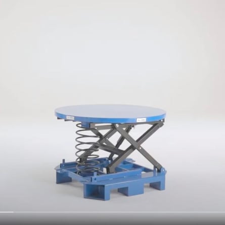 Pallet positioner with automatic height adjustment, 2000 kg | AJ ...