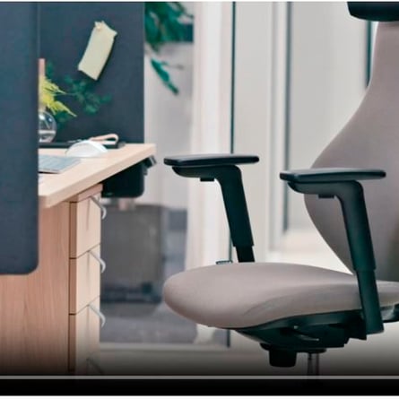 Office chair HURRAY, high back, black | AJ Products UK