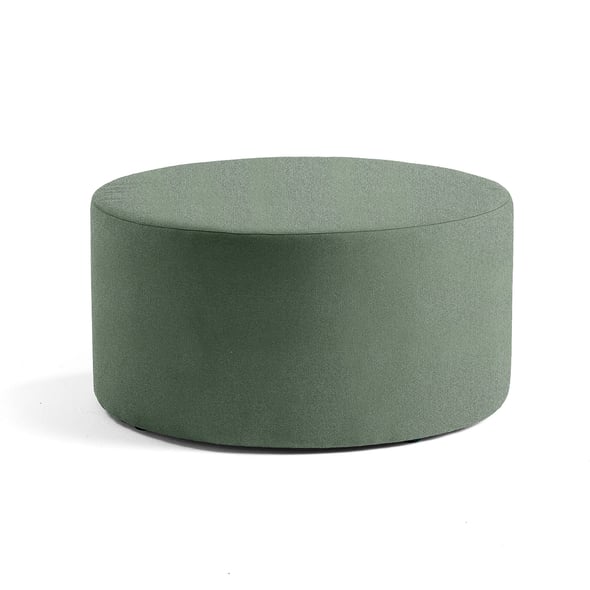 Seating block CASUAL, Ø 1000 mm, fabric CURA, dark green | AJ Products IE
