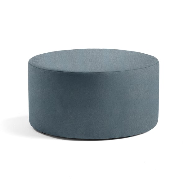 Seating block CASUAL, Ø 1000 mm, fabric CURA, navy blue | AJ Products UK