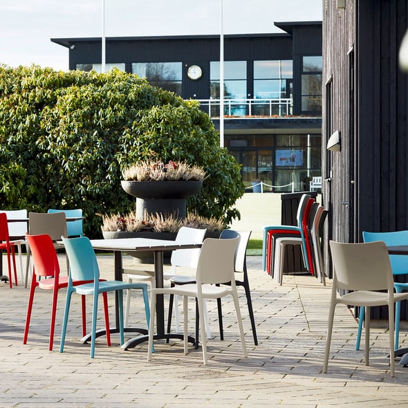 Chair RIO, taupe | AJ Products UK