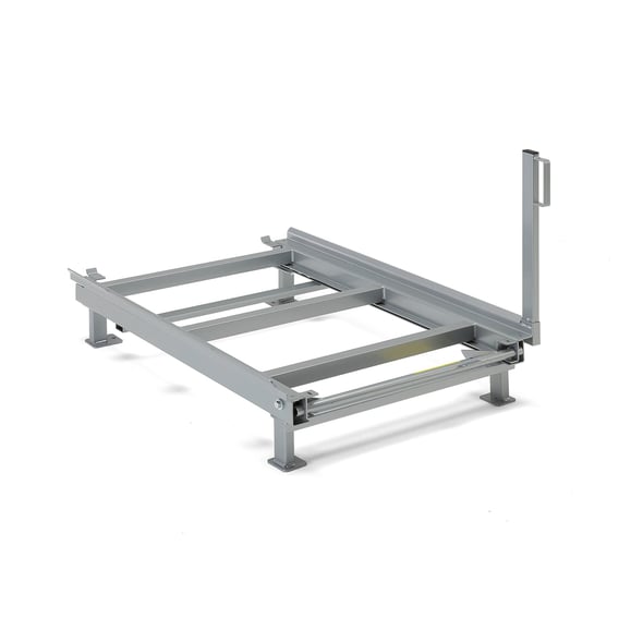 Pull-out pallet cradle, floor model, 700 kg load | AJ Products IE