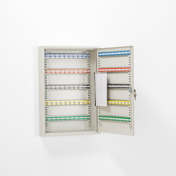 Large key cabinet ROWLEY, 100 hooks, 550x380x80 mm | AJ Products IE