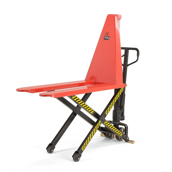 High lift pallet truck, 1000 kg load, 90-825 mm lift height | AJ ...