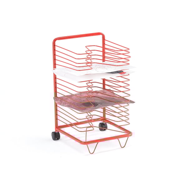 Art drying rack, 17 shelves, 400x300x645 mm | AJ Products IE