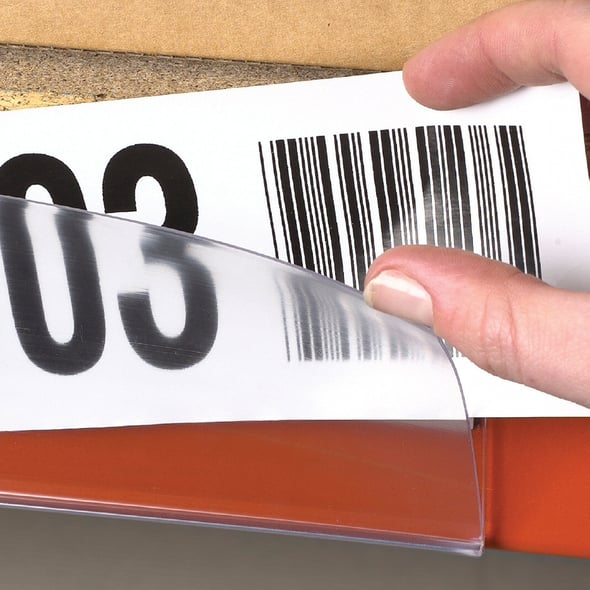 Magnetic ticket holder, 50-pack, 80x200 mm | AJ Products IE