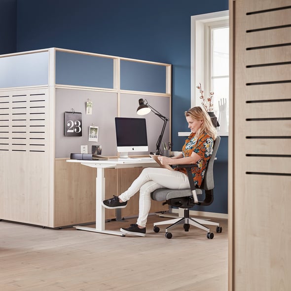 Helisummutav vahesein DUO, 1000 x 1500 mm, kask | AJ Tooted