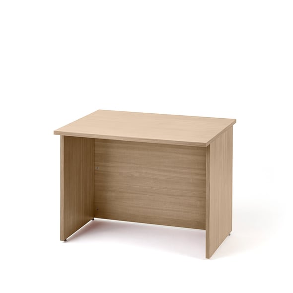 Low reception desk INVITE, no counter, 1000x800x750 mm, oak | AJ ...