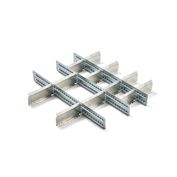 Metal drawer insert for drawer height 100/125 mm, 16 compartments | AJ ...