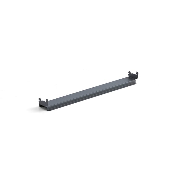 Small parts bin hanging rail for workbench ROBUST/SOLID, 670 mm, dark ...