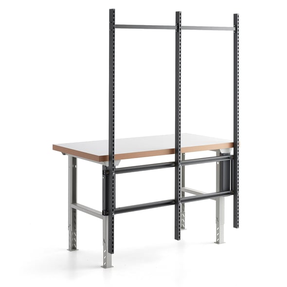 Rear frame bracket for workbench ROBUST/SOLID, 1500 mm, 3 uprights ...