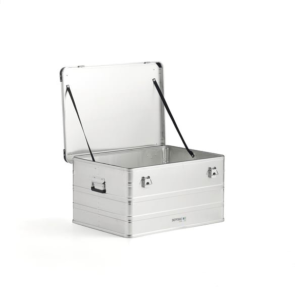 Aluminium transport box EVANS, 782x585x410 mm, 157 L | AJ Products IE
