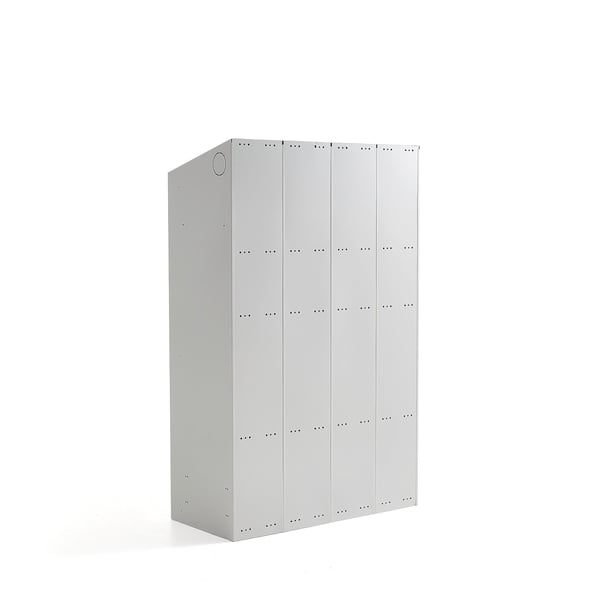 Clean-dirty clothes locker CLASSIC COMBO, 4 doors, 1900x1200x550 mm ...