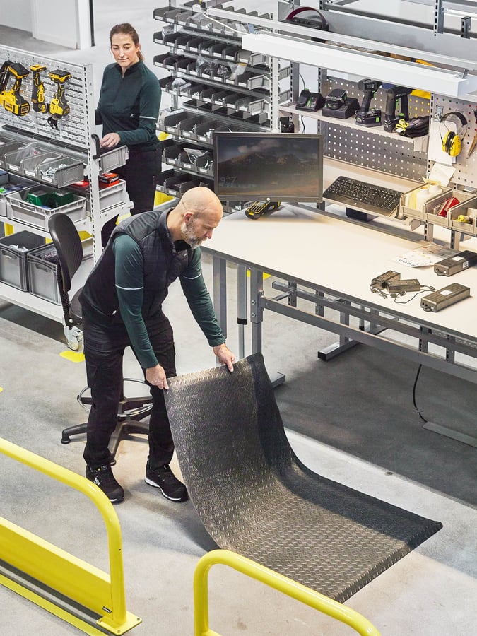 Ease Your Body With a Workplace Mat | AJ Products UK