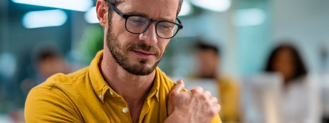 Shoulder Pain at Work: Causes, Relief & Simple Exercises | AJ Products ...