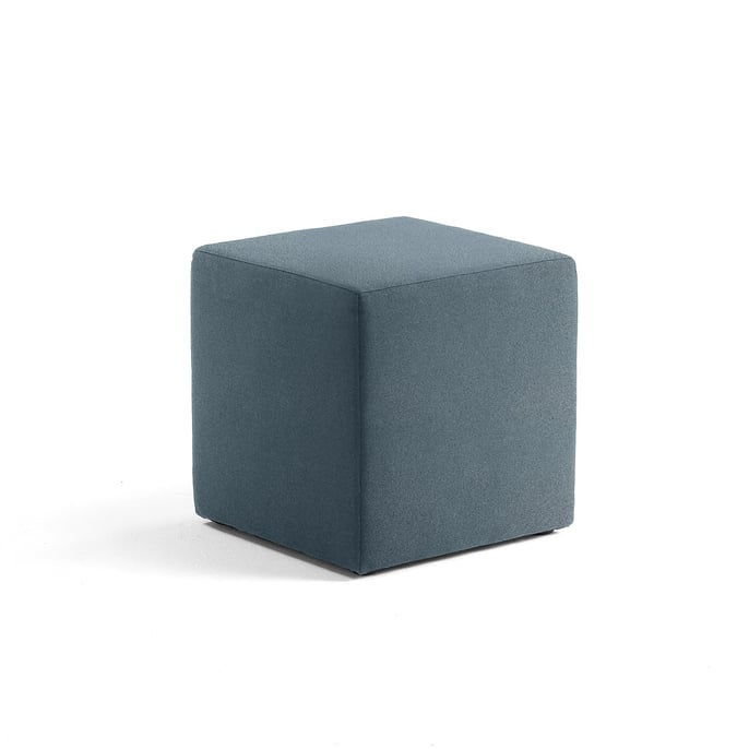 Seating block CASUAL, 500x500 mm, fabric CURA, navy blue | AJ Products UK