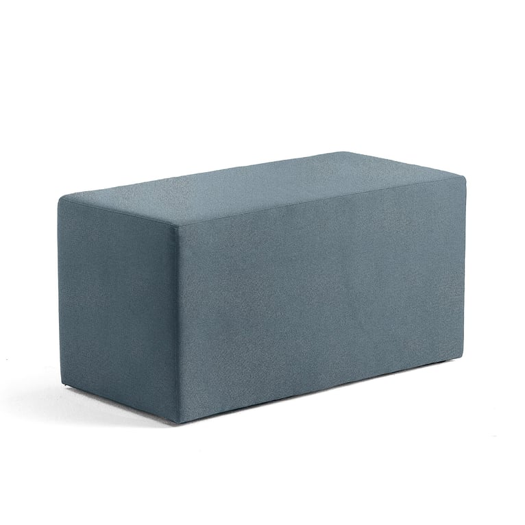 Seating block CASUAL, 1000x500 mm, fabric CURA, navy blue | AJ Products UK