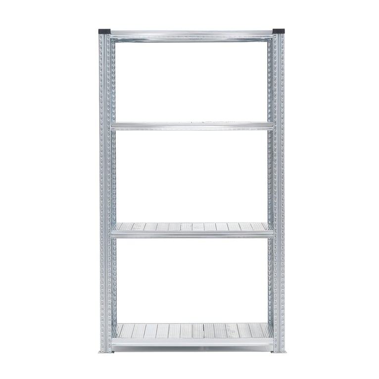 Galvanised shelving TRANSFORM, basic unit, 4 shelves, 1972x900x500 mm ...