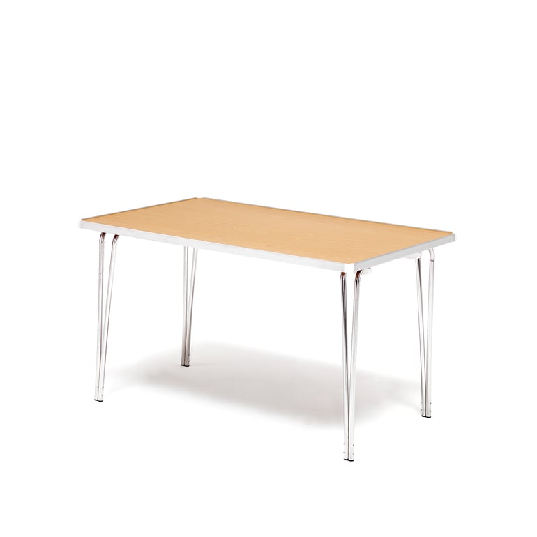 Economy folding table, 915x685x698 mm, oak | AJ Products UK