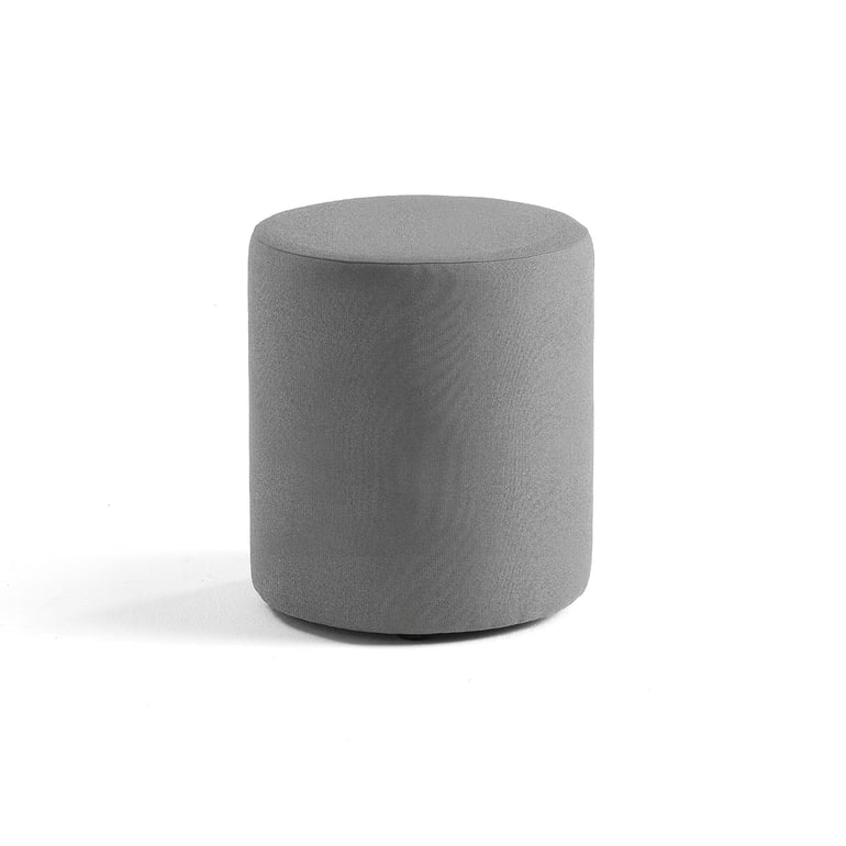 Seating block CASUAL, Ø 440 mm, fabric CURA, grey | AJ Products UK