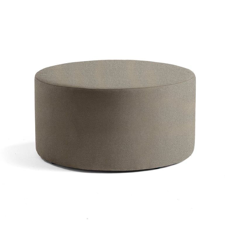 Seating block CASUAL, Ø 1000 mm, fabric CURA, taupe | AJ Products IE