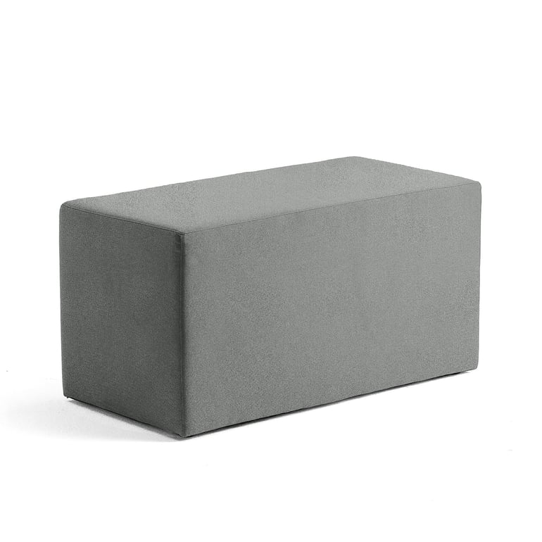 Seating block CASUAL, 1000x500 mm, fabric CURA, anthracite | AJ Products UK