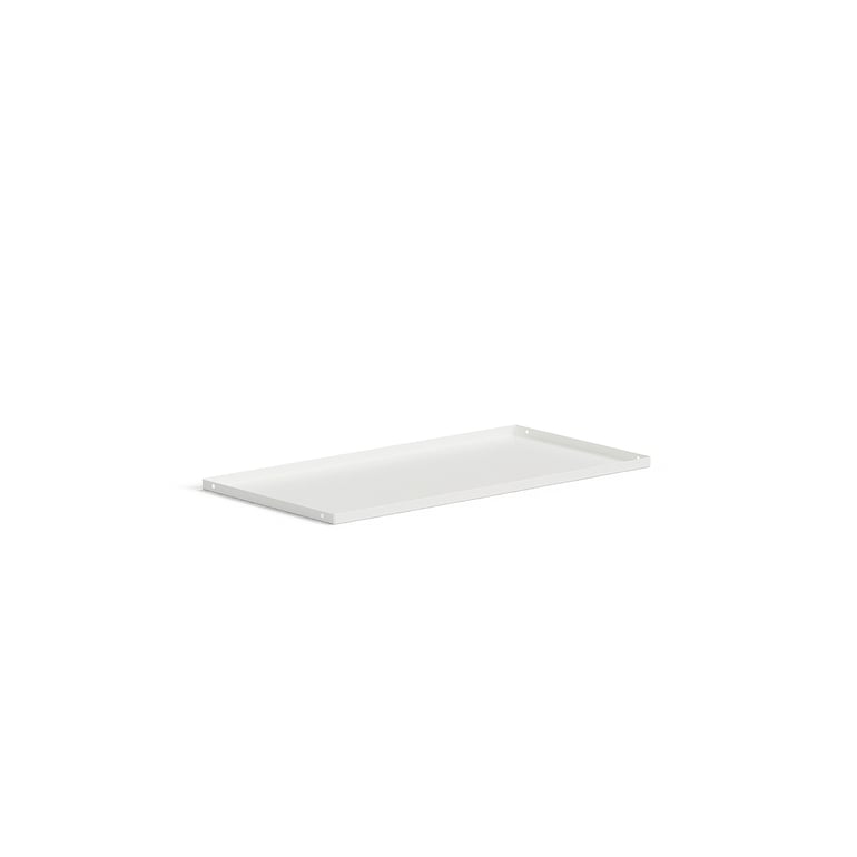 Drip tray ENTRY, 600 mm, white, RAL 9003 | AJ Products UK