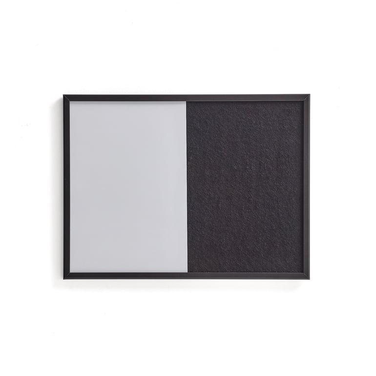 Info- ja magnettahvel NAOMI, 600 x 450 mm, must | AJ Tooted