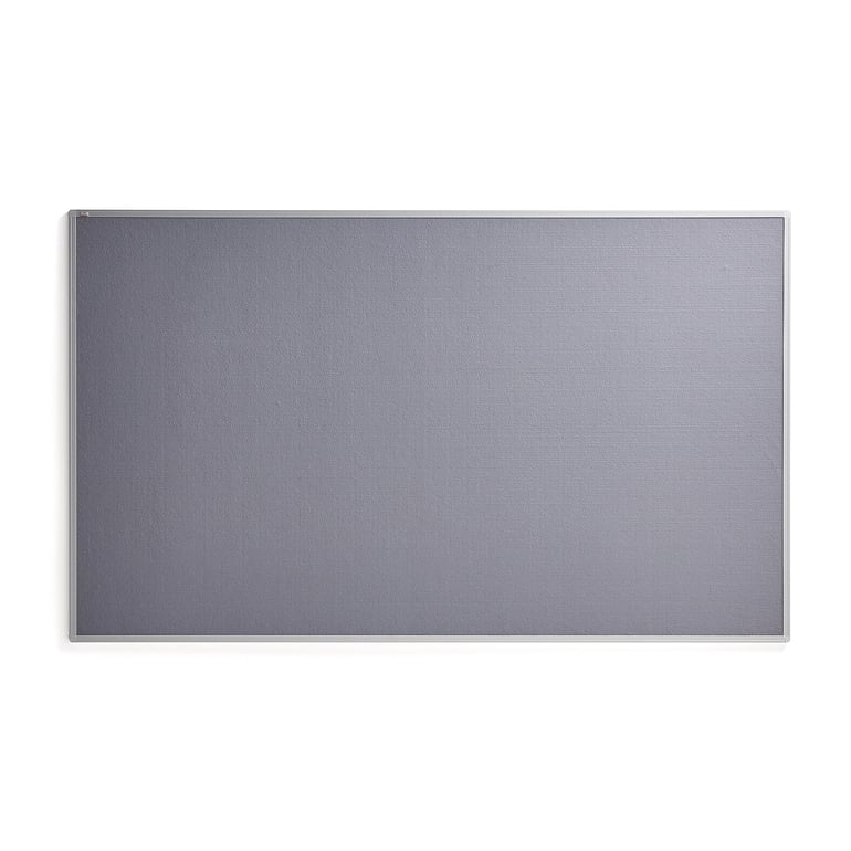 Notice board VIRGINIA, 2000x1200 mm, grey, alu frame | AJ Products IE