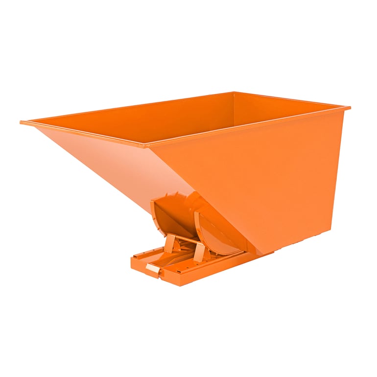 Tippcontainer SPECTRA, 1600 liter, orange | AJ Produkter