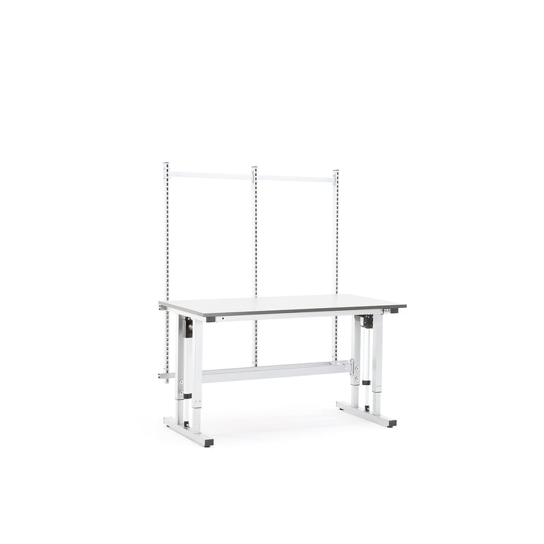 Upright to support rear frame on workbench MOTION, H 1484 mm | AJ ...