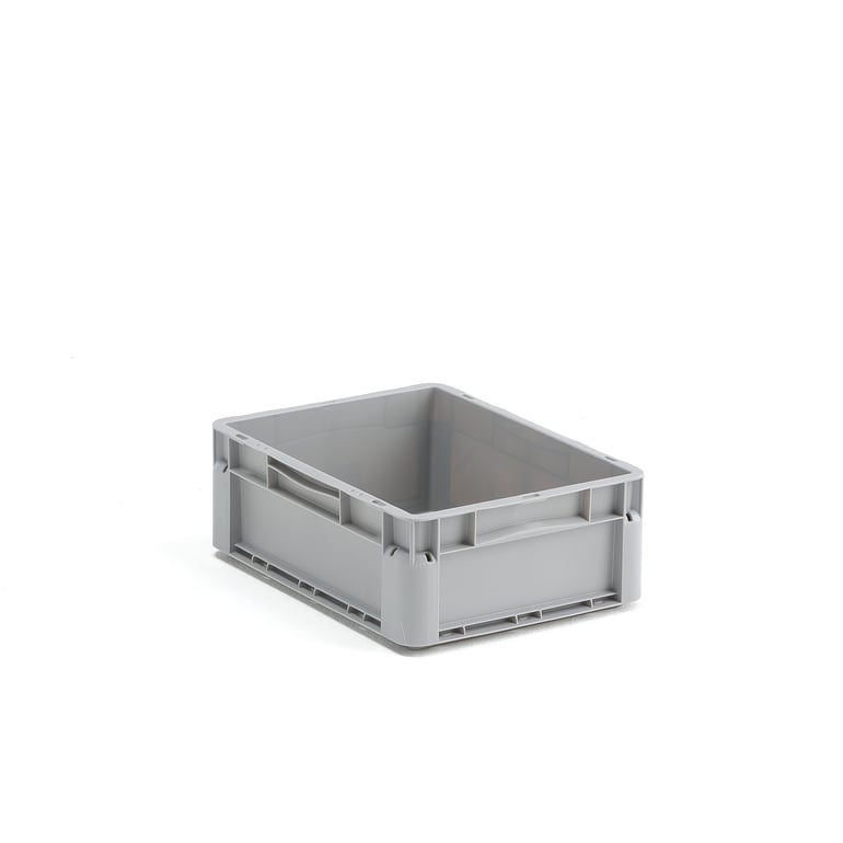 Plastback EURO , 12 liter, 400x300x145 mm, grå | AJ Produkter