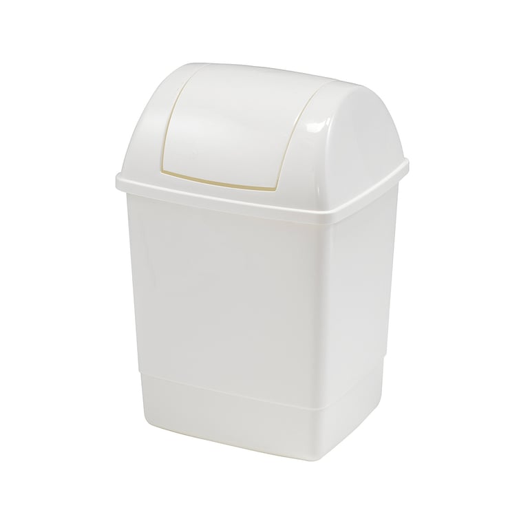 Papperskorg SHERIDAN med vipplock, 26 liter | AJ Produkter