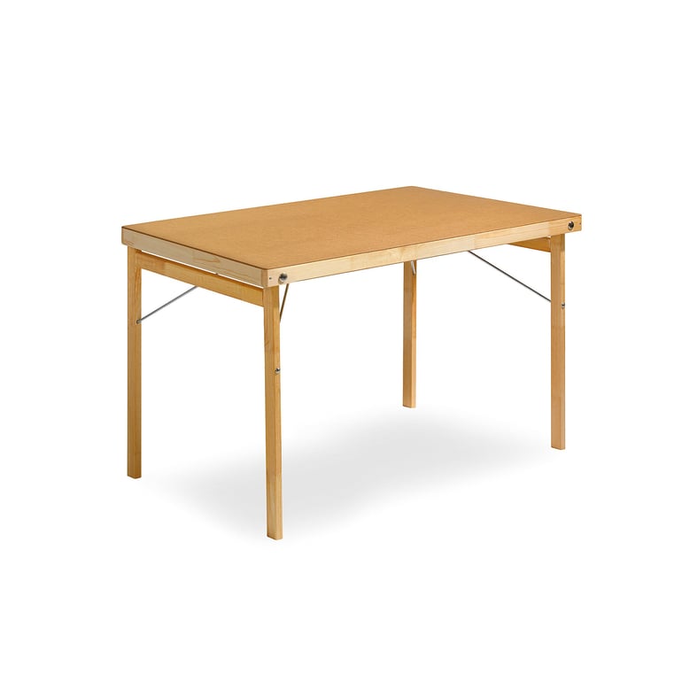 Sammenleggbart bord Amber, 1200x700 mm, lakkert trefiber, treben | AJ ...