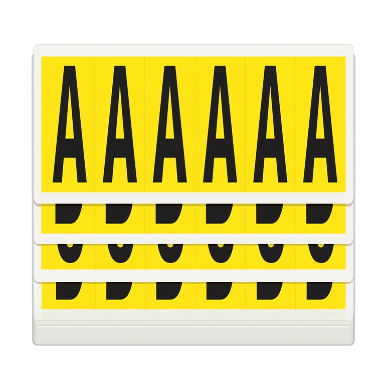 Self adhesive letters A-Z, 90x38 mm | AJ Products IE
