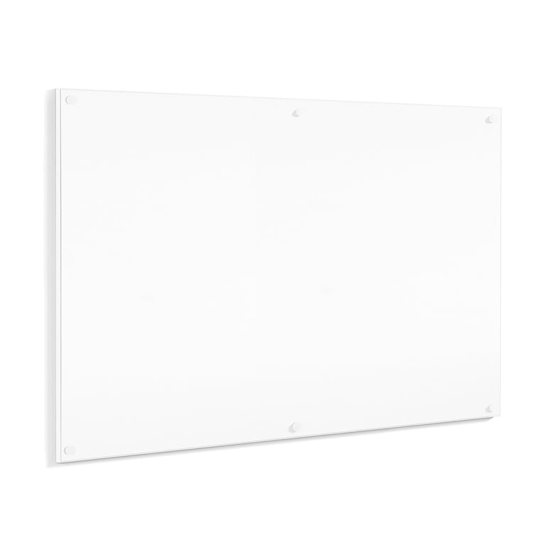 Frameless whiteboard, 2379x1176 mm, white edging | AJ Products UK