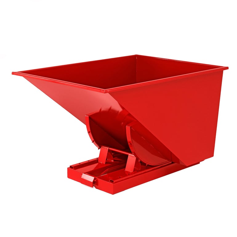 Auto self tipping skip SPECTRA, 1525x1215x870 mm, 900 L, red | AJ ...