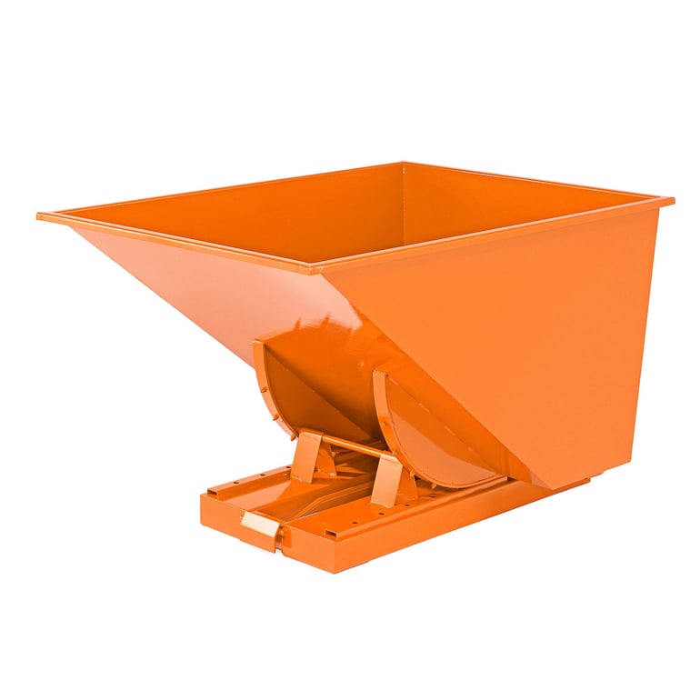 Auto self tipping skip SPECTRA, 1525x1215x870 mm, 900 L, orange | AJ ...