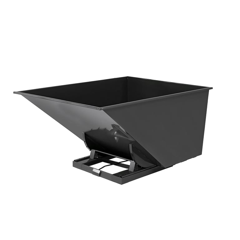 Auto self tipping skip SPECTRA, 2073x1316x1248 mm, 2000 L, black | AJ ...