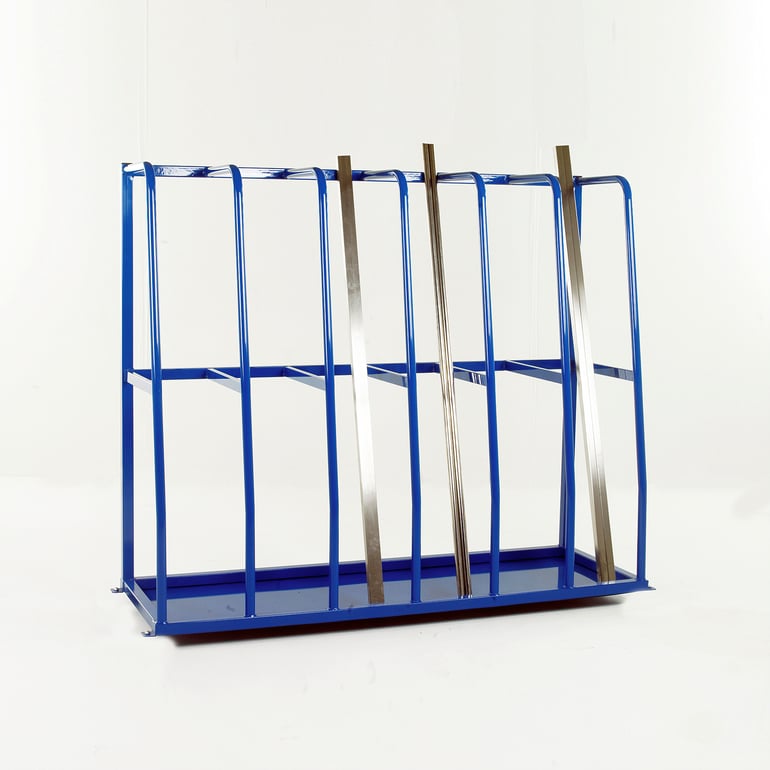 Vertical storage rack, 6 sections, 1500x1800x600 mm | AJ Products UK