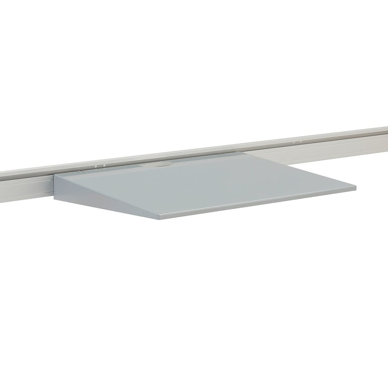Laptop shelf for screen ZIP, silver | AJ Products UK