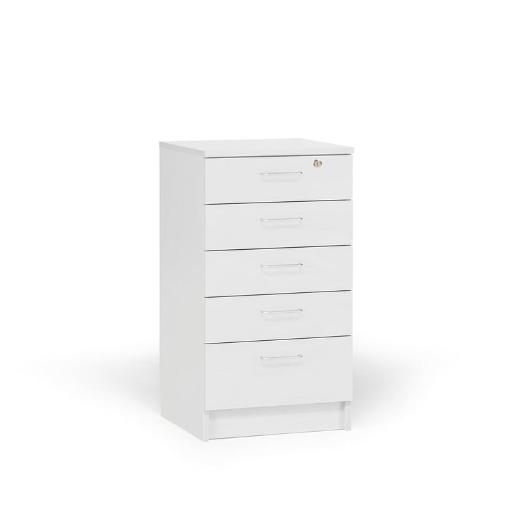 Sahtlikapp THEO, 5 sahtlit, valge | AJ Tooted