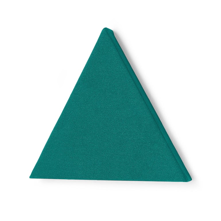 Acoustic ceiling hanging panel POLY, triangle, 600x600x600x56 mm, green ...